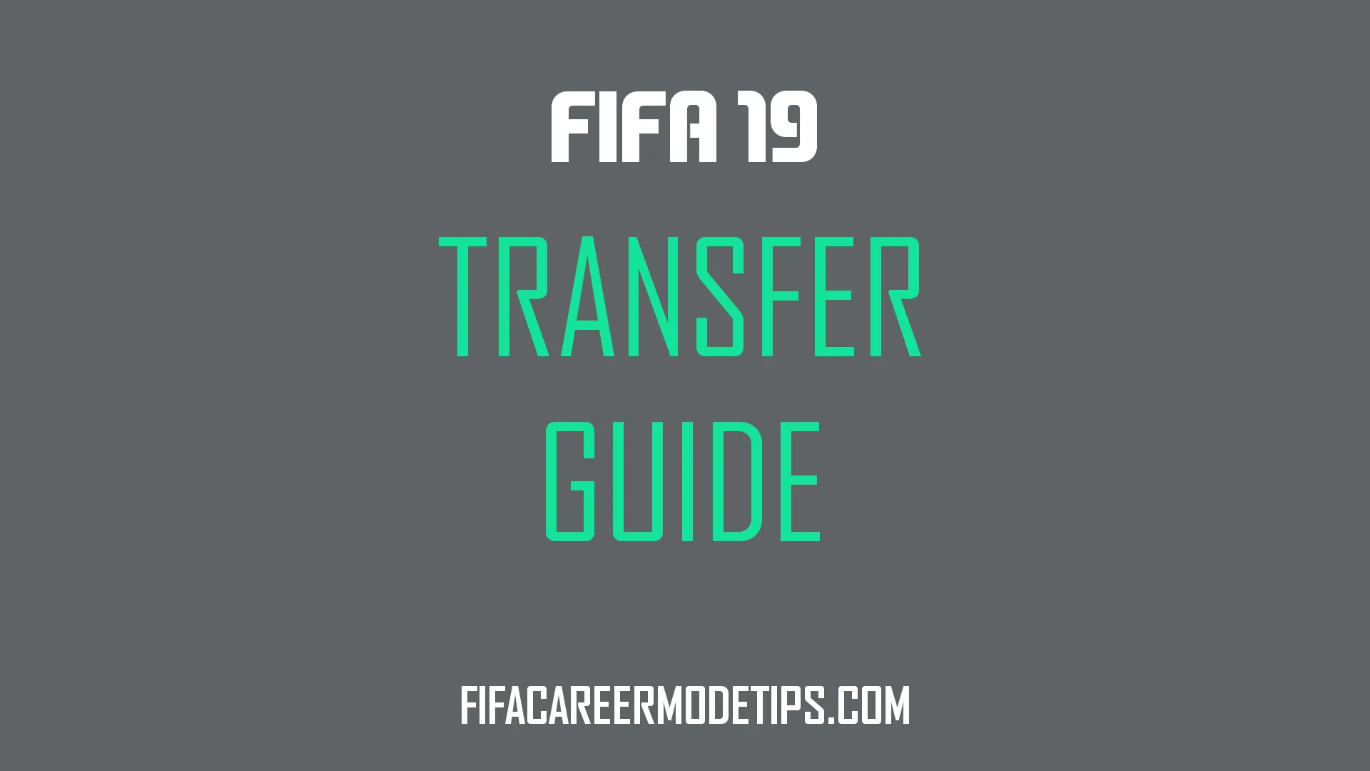 Guides – FIFA Career Mode Tips